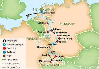 Mayflower Tours - Romantic Rhine and Mosel River Cruise 2019 (39524)